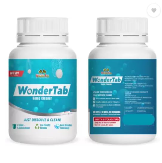 Wonderfill WonderTab Tablet Concentrate Vehicle Glass Cleaner (50 g ...