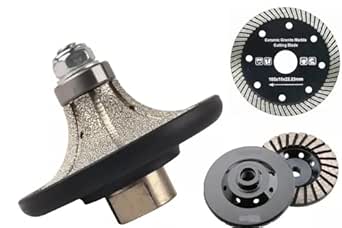 1/2" Radius Bullnose Profile Wheel Grinding Cup Saw Blade Granite Stone ...