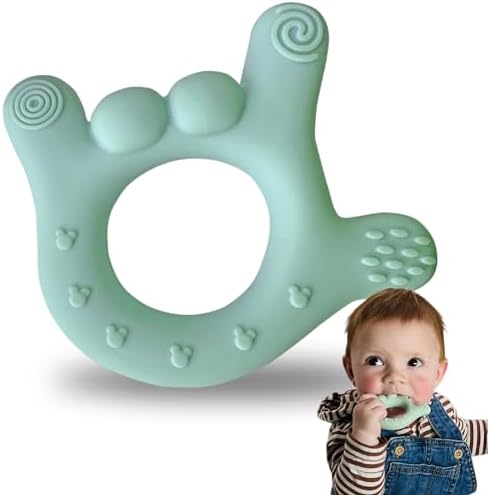 Amazon.com : I Love You Silicone Hand Teether by Sawyer Bear Baby Gear ...