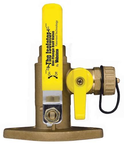 Webstone 50413 Isolation Pump Flange with Drain, 3/4" Sweat, Plastic, 1 ...