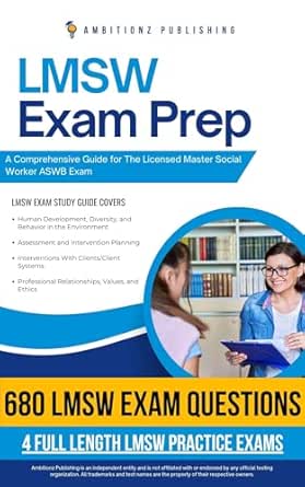 Amazon.com: LMSW Exam Prep: A Comprehensive Study Guide With 680 ...