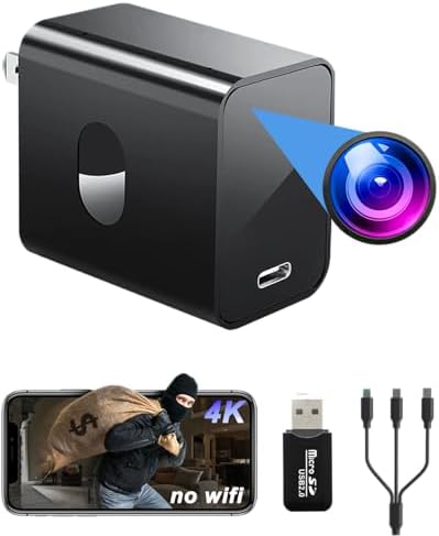 Amazon.com : 4K Nanny Camera Supports 2.4G&5G WiFi, Mini Hidden Camera ...