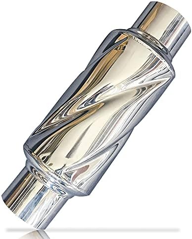 Peastorm Glasspack 3 Inch Muffler Exhaust Pipe, Universal Performance ...