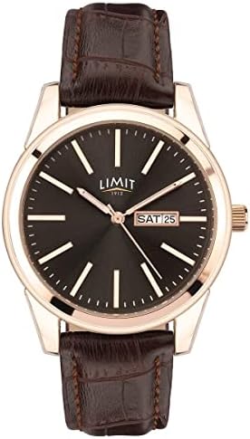 Limit 5492.01 Men's Brown Pilot Watch : Amazon.co.uk: Fashion