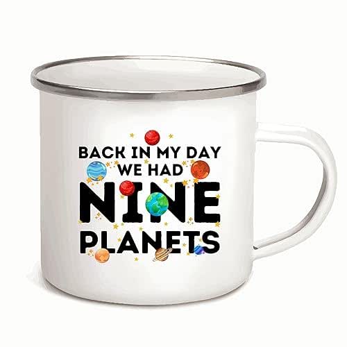 Amazon.com: Solar System Nine Planets Mug Funny Pluto Gift Camp 12oz ...