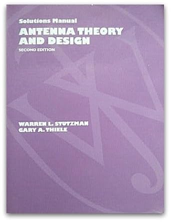 Buy Solutions Manual (Antenna Theory and Design) Book Online at Low Prices in India | Solutions ...