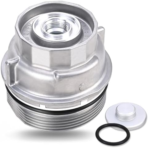 Amazon.com: HZEL Car Oil Filter Housing Cap Assembly, OEM# 15620-31060 15643-31050 Vehicle Oil ...