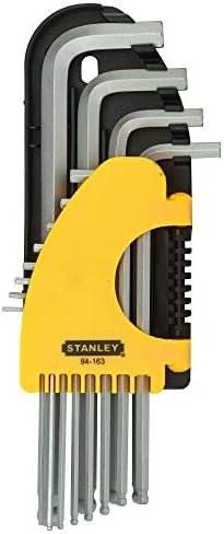 STANLEY 69-256 Metric Hex Key Set L/ARM BALL (9pc) : Amazon.in: Home ...