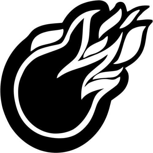 Amazon.com : Crazydecals Fireball Vinyl Decal Car Window Bumper Truck ...
