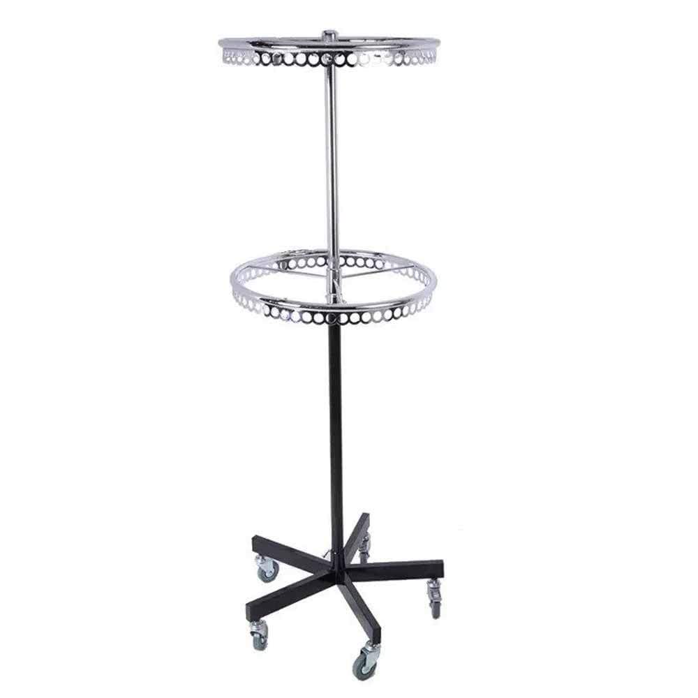LOCOMOTO Double Circle Height adjustable Rotatable Garment Clothing ...
