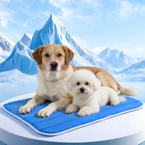 Amazon.com : Dog Cooling Mat, Super Thick Cold Memory Sponge Cooling ...