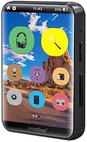 SAMVIX SMARTBASS 2.0 MP3 Player with Bluetooth, Full Touch Screen, MP3 ...