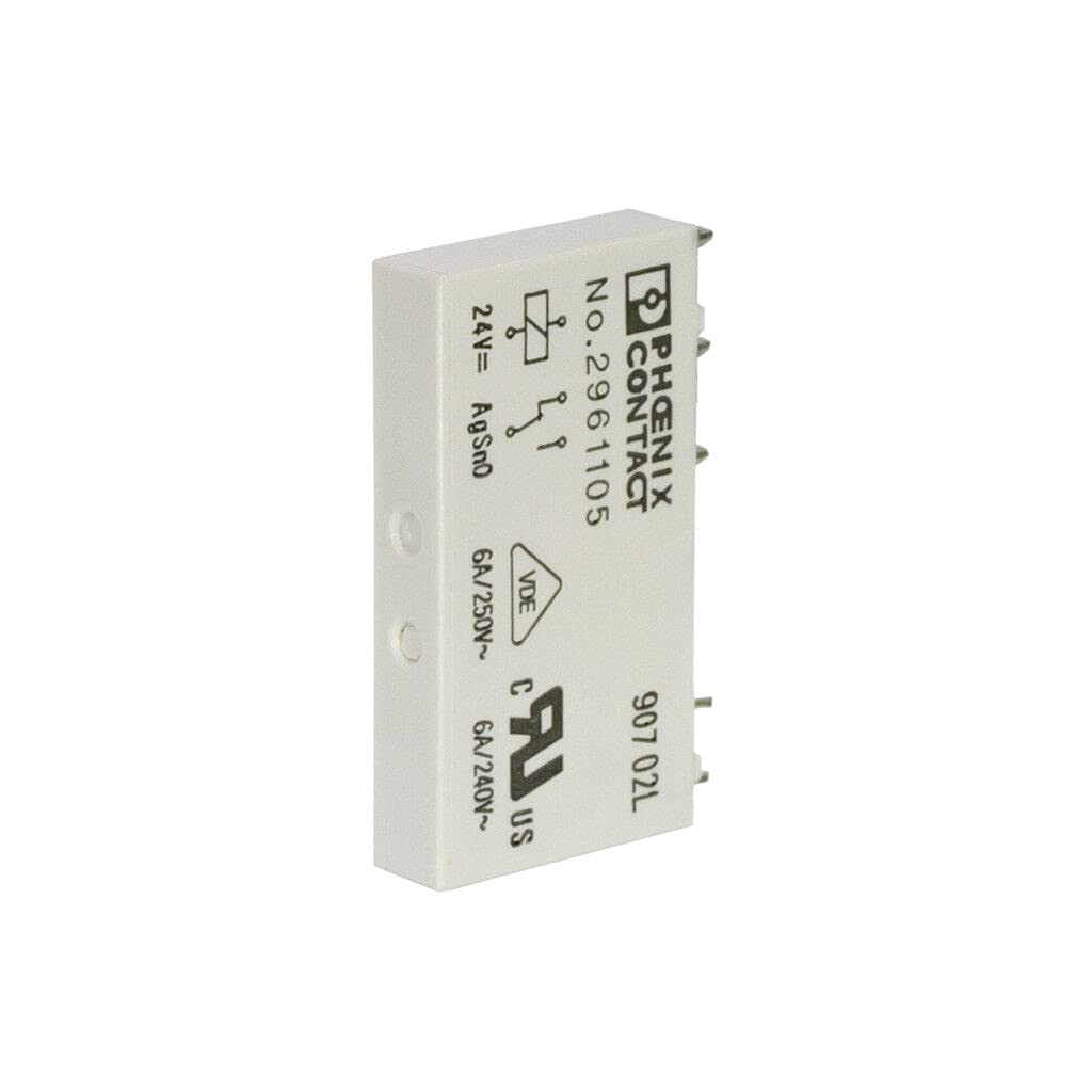 Phoenix Contact 2961105 Relay 24VDC Input 6A/250V 6A/240V : Amazon.ca ...