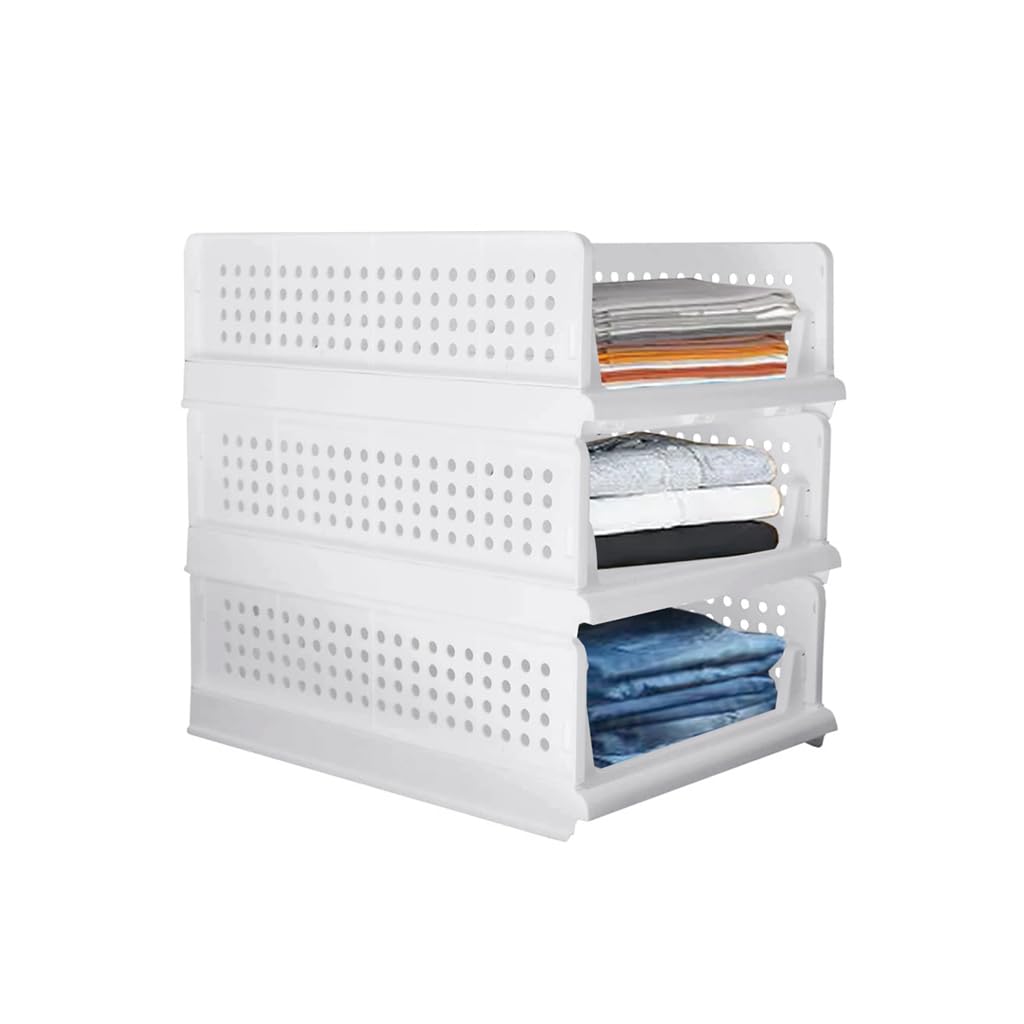 Aditya polymers Pack of 3 Pcs.(SMALL) Clothes Organizer For Wardrobe ...