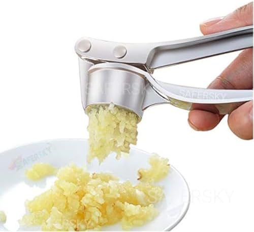 Buy TASKHOUSE Garlic Press Squeezer Presser Stainless Steel Garlic ...