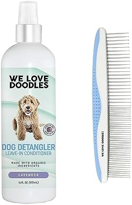 Amazon.com: We Love Doodles Small Dog Grooming Comb & Dog Detangler ...