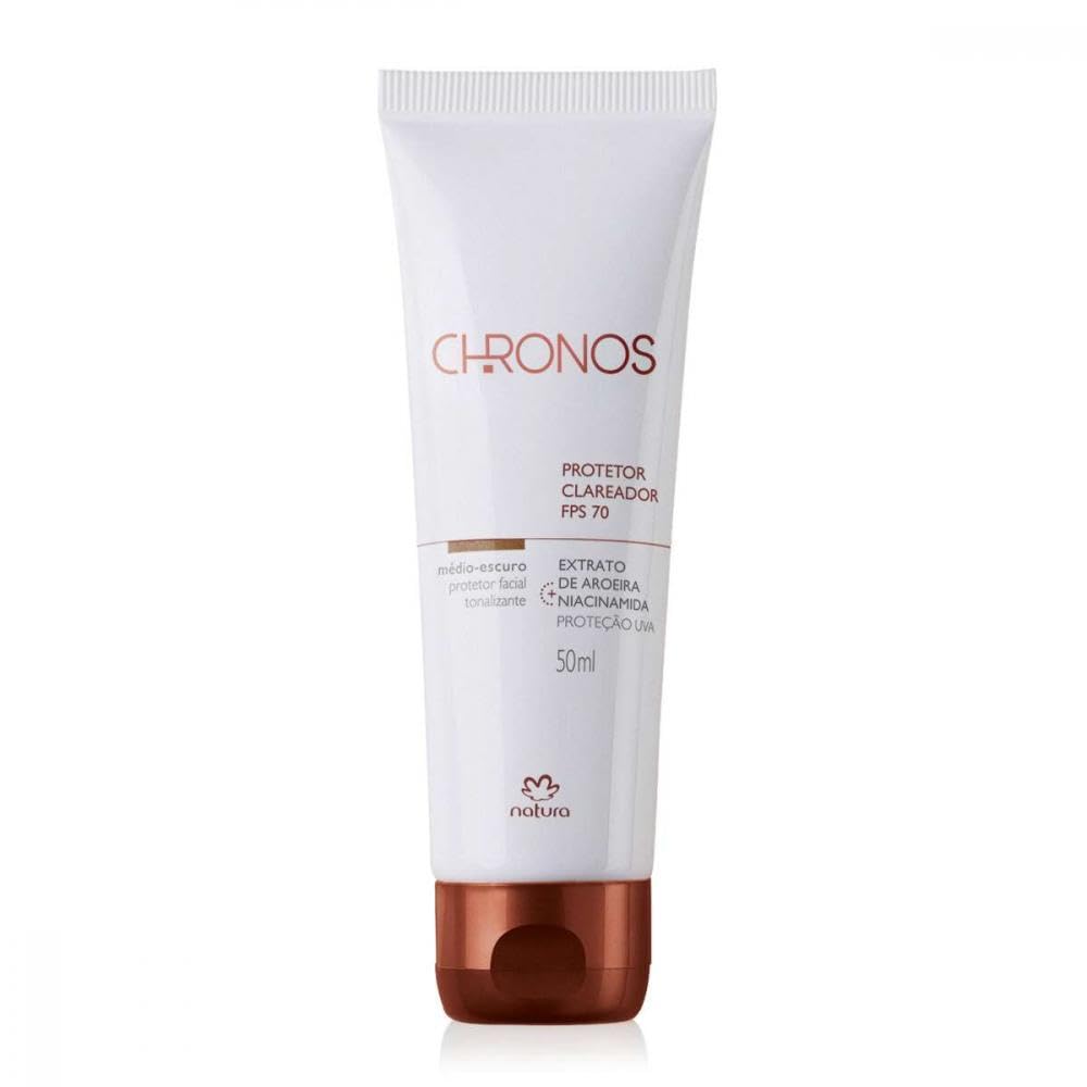 Natura Chronos Protetor Multiclareador FPS 70 Médio Escuro 50ml ...