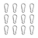 Amazon.com: 12 Pcs Small Carabiner Clip - Stainless Steel Spring Snap ...