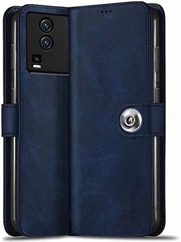 TheGiftKart Genuine Leather Finish Flip Back Cover Case for iQOO Neo 7 ...