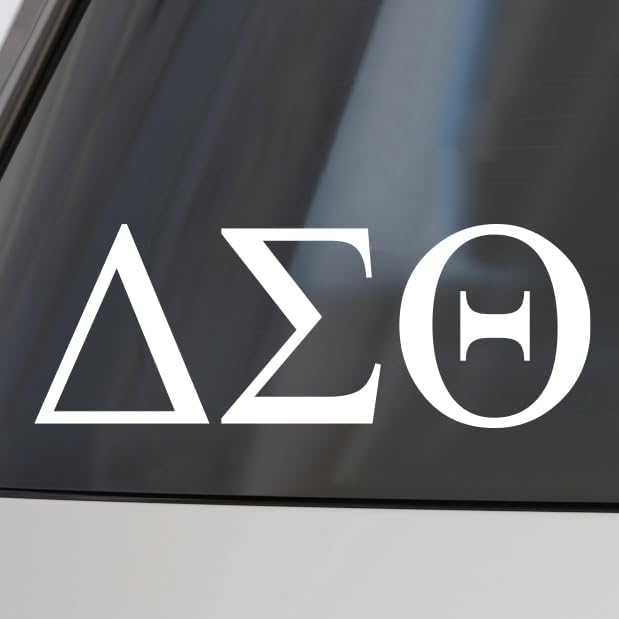 Amazon.com: Sorority Shop Delta Sigma Theta Car Decal Sticker- Greek ...