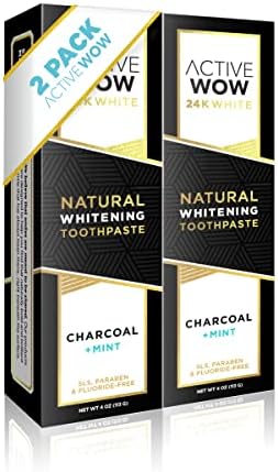Amazon.com : Active Wow Activated Charcoal Toothpaste - Charcoal ...