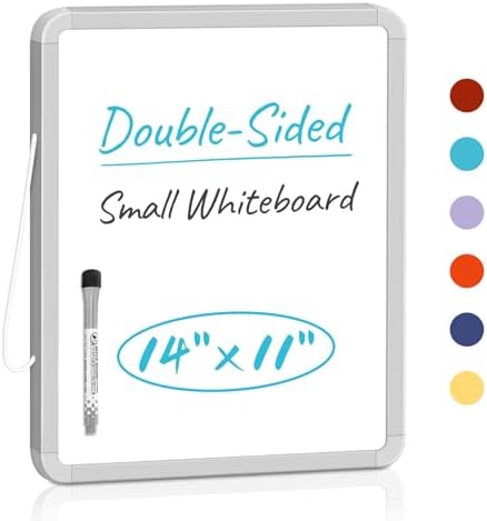 Amazon.com : MaxGear Small Dry Erase Board for Wall, 14"x 11" Hanging ...