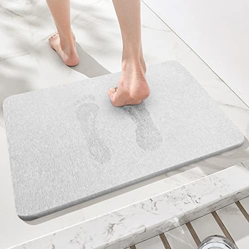 Lavieva Diatomite Stone Bath Mat, Diatomaceous Earth Bath Mat 45x35cm ...