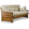Amazon.com: Nirvana Futons Brentwood Tray Arm Futon Sofabed Set - Queen ...