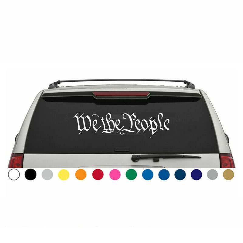 Amazon.com: We The People Decal Vinyl Sticker Car Truck Suv Rear Window ...