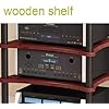 Amazon.com: BIUBPW AV Storage Cabinet 1/2/3/4-Tiers HiFi Rack Media ...