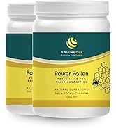 Amazon.com: NatureBee Power Pollen 200 x 500mg Caps | Energy, Immune ...
