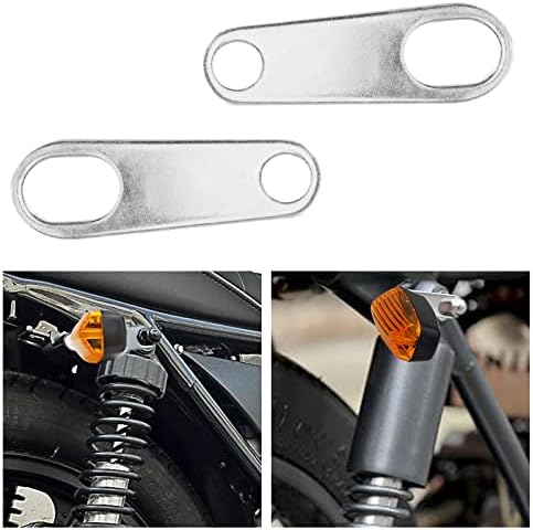 Ourbest Motorcycle Turn Signal Light Relocation Bracket Rear Indicator ...