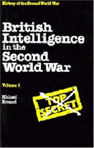 Amazon.com: British Intelligence in the Second World War: Volume 5 ...