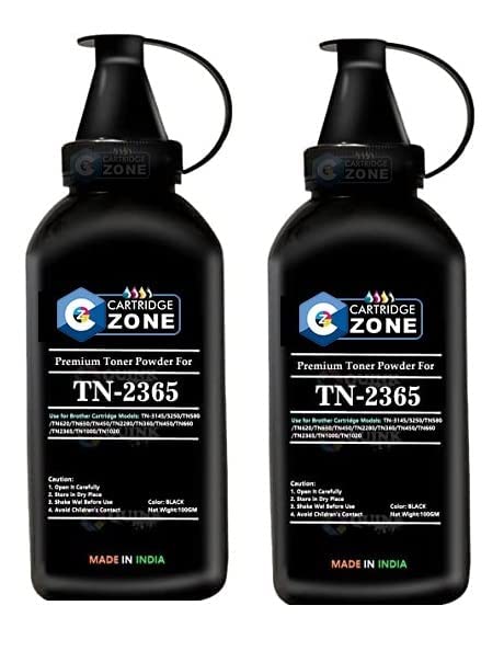 Toner Powder Refill for Brother TN 2365-100gm,Compatible Brother DHL ...