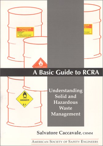 A Basic Guide to RCRA: Caccavale, Salvatore: 9781885581150: Amazon.com ...