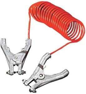Amazon.com: Coiled Grounding Wire, Clamp, 10 ft. : Tools & Home Improvement