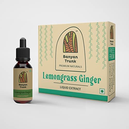 BanyanTrunk Lemongrass - Ginger Liquid Extract Drops | No Preservative ...
