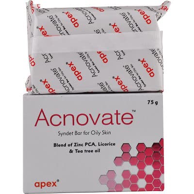Buy ACNOVATE SYNDET BAR FOR OILY SKIN 75GM Online at Low Prices in ...