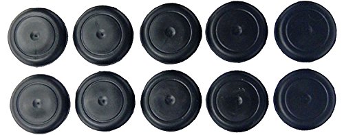(Pack of 10) Caplugs Brand: BPFE-25MM Rubber Ergonomic Button Plugs ...