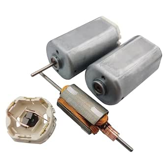 Amazon.com: Long Axis Small Motor 2Pcs High Torque DIY Modified DC ...