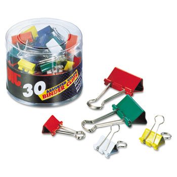 OIC(R) Assorted Binder Clips, Pack Of 30 : Amazon.in: Office Products