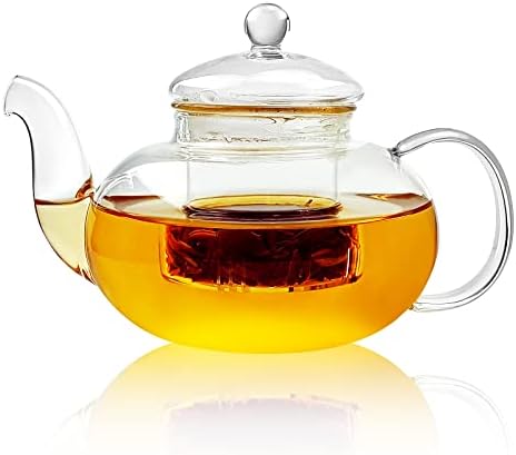 Amazon.com | Sun's Tea 22oz (600 ml) Ultra Clear Borosilicate Glass ...