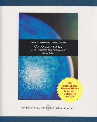 Corporate Finance Stephen Ross 9780071284332 Amazon Books