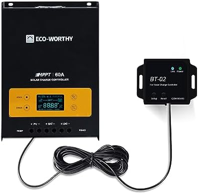 ECO-WORTHY 60A MPPT Solar Charge Controller 12V/24V/36V/48V DC Input ...