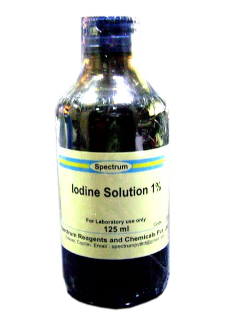 SPECTRUM IODINE SOLUTION 1% (125ml) : Amazon.in: Industrial & Scientific