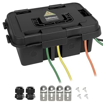 LeMotech Outdoor Electrical Box (External 14x9.6x5.5in), IP55 ...
