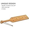 Amazon.com: HILAZA 17 Inch Large Bamboo Wood Paddle Wooden Paddle with Airflow Holes : Sports ...