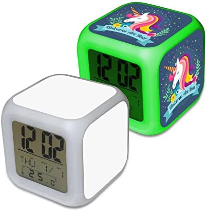 Amazon.com: INNOSUB Sublimation Blank Digital LED Color Change Alarm ...