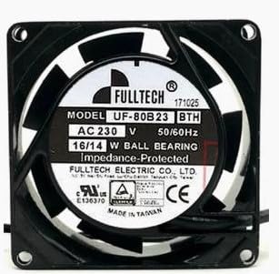 Amazon.com: UF-80B23 BTH Fan for UF-80B23 BTH AC230V 16/14W 8CM 8025 Cabinet Axial Cooling Fan ...
