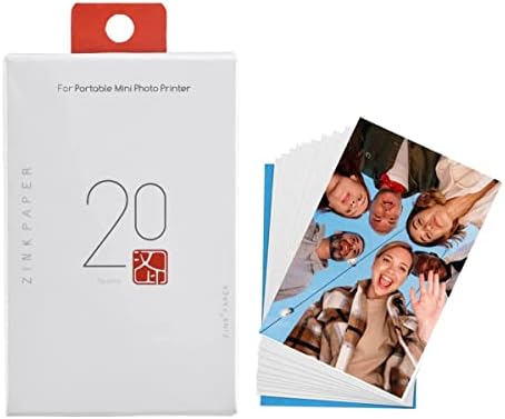 SLuB Photo Paper, 2x3 inches (5 x 7.6 cm), Zink Adhesive Back ...